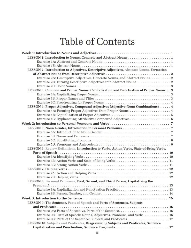 Grammar for the Well-Trained Mind, Revised Key to the Purple Workbook ...