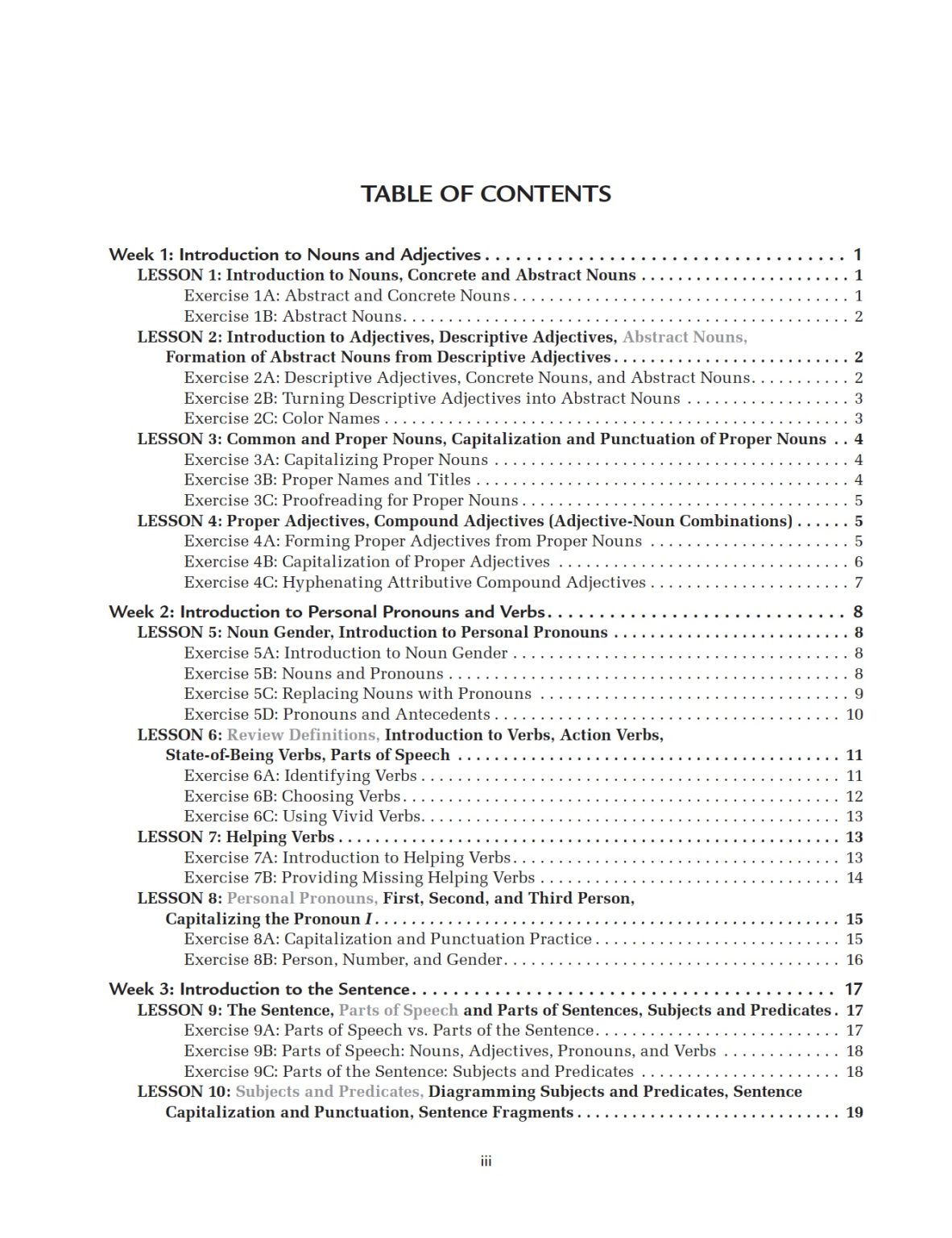 Grammar for the Well-Trained Mind, Key to the Red Workbook - Well ...