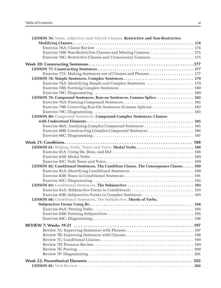 Grammar for the Well-Trained Mind, Key to the Red Workbook - Well ...