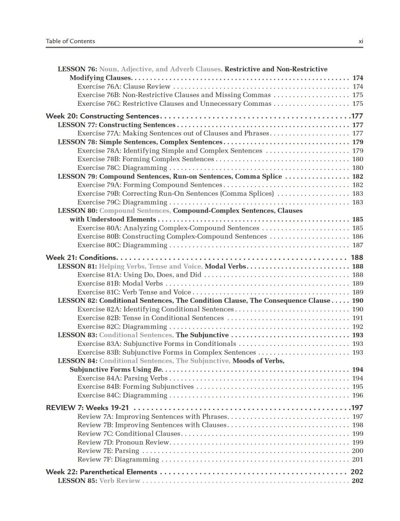 Grammar for the Well-Trained Mind, Key to the Red Workbook - Well ...