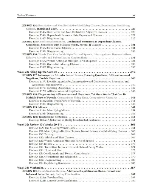 Grammar For The Well-Trained Mind, Key To The Red Workbook - Well ...