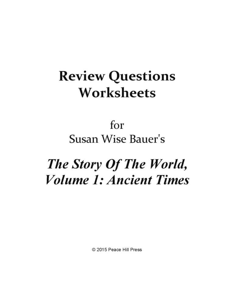 The Story of the World Vol. 1: Ancient Times, Revised Edition Activity ...