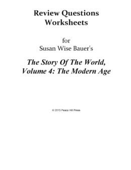 The Story of the World Vol. 4: The Modern Age, Revised Edition Activity ...