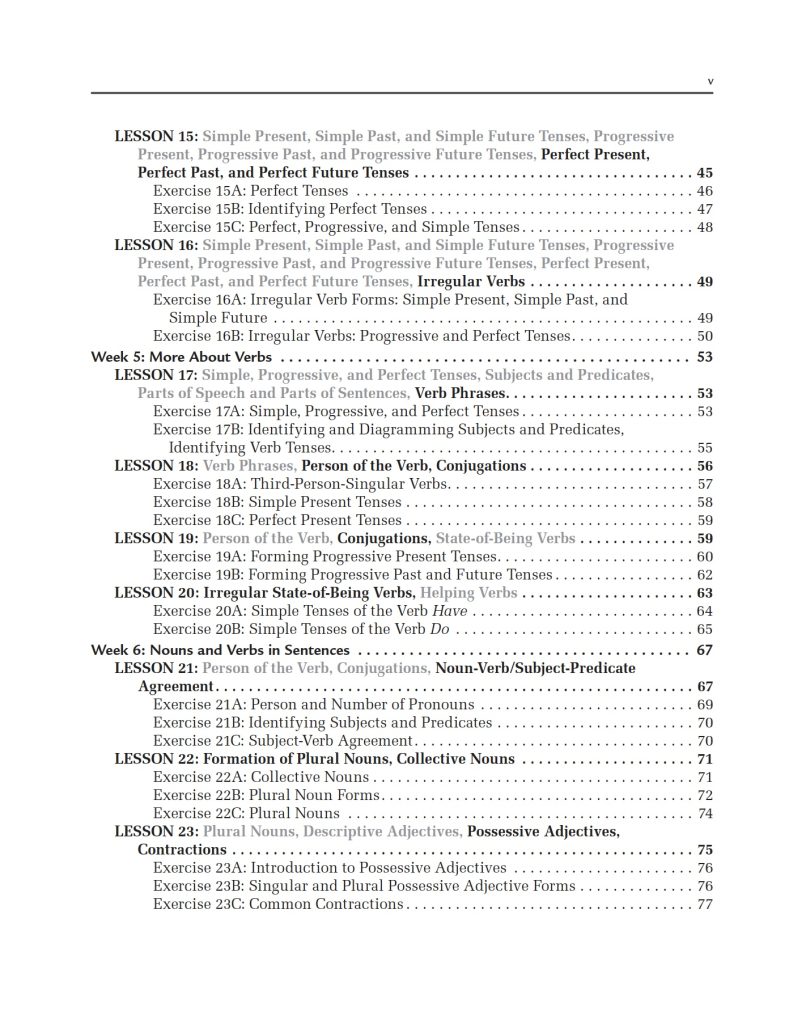 Grammar for the Well-Trained Mind Yellow Workbook - Well-Trained Mind