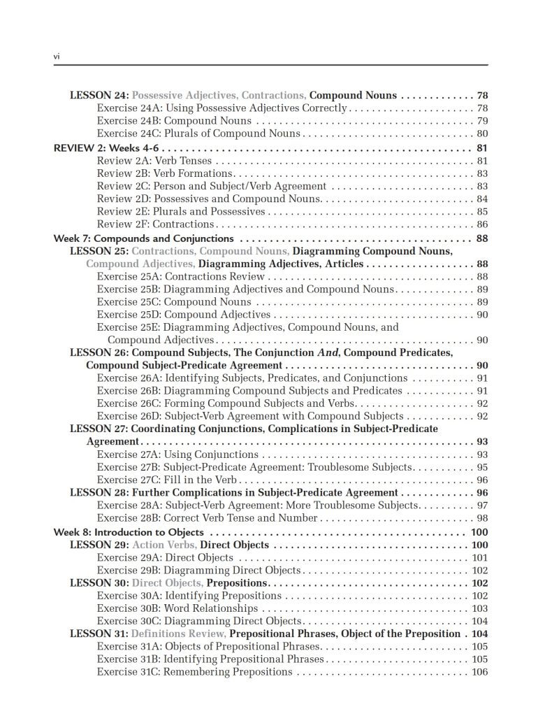 Grammar for the Well-Trained Mind Yellow Workbook - Well-Trained Mind