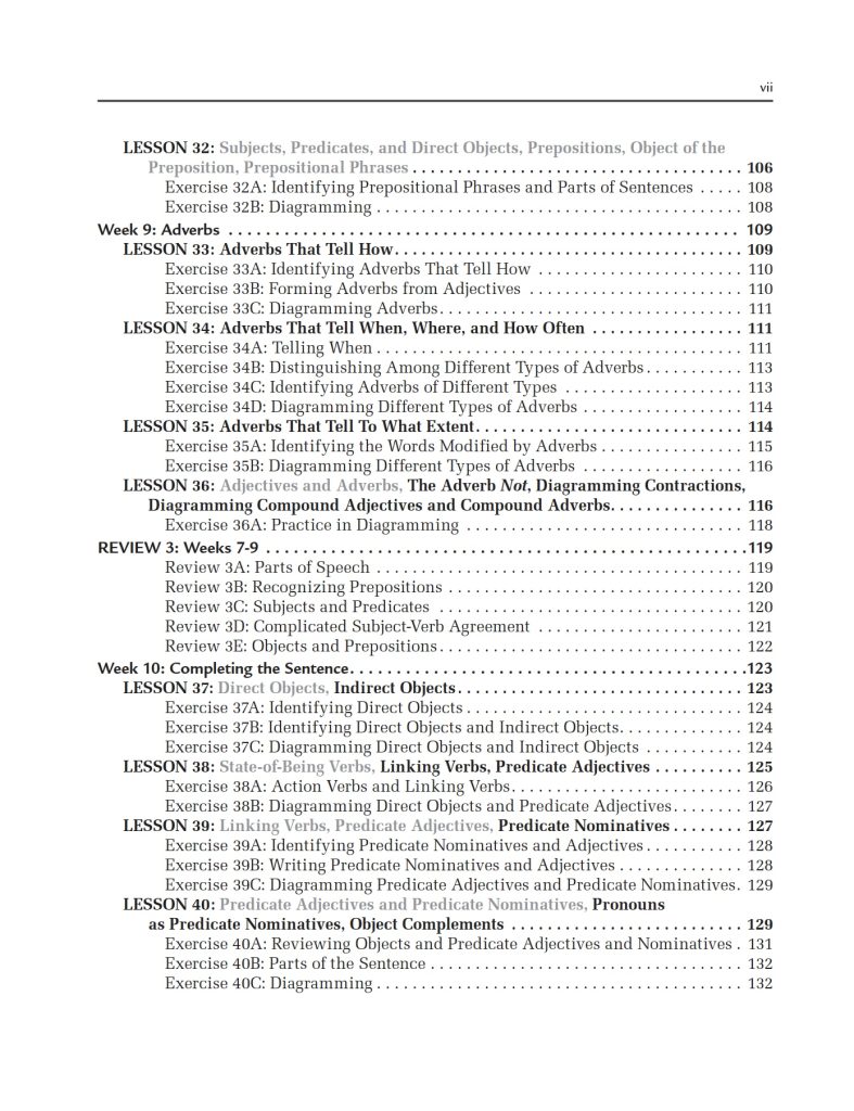 Grammar for the Well-Trained Mind Yellow Workbook - Well-Trained Mind