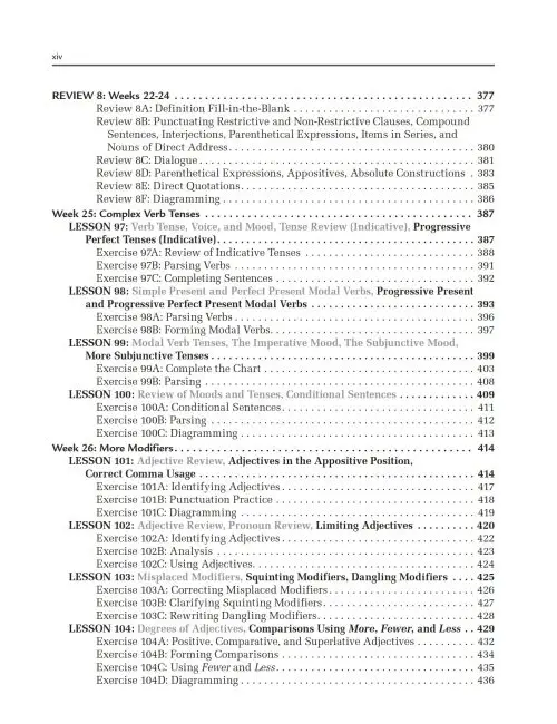 Grammar for the Well-Trained Mind Yellow Workbook - Well-Trained Mind