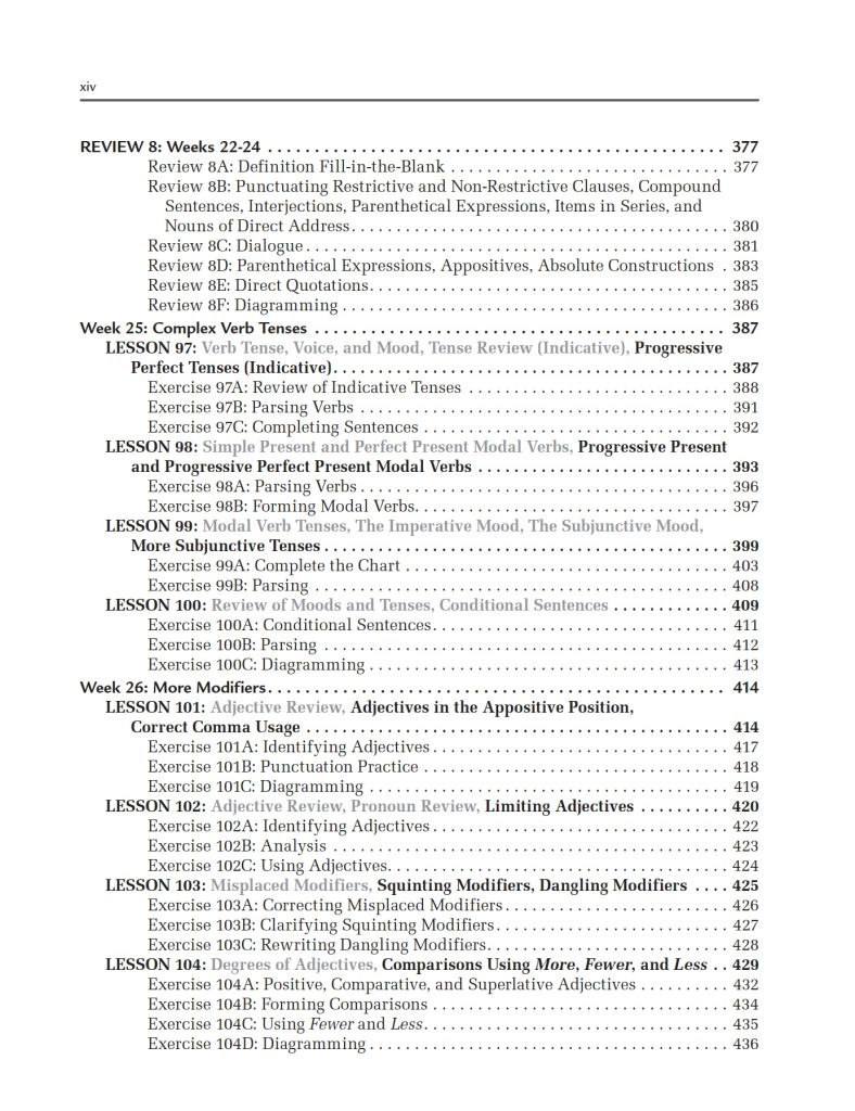 Grammar for the Well-Trained Mind Yellow Workbook - Well-Trained Mind