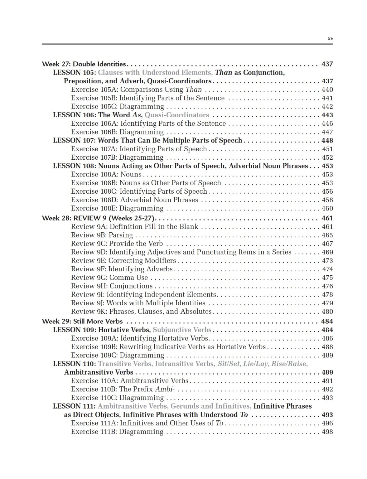 Grammar for the Well-Trained Mind Yellow Workbook - Well-Trained Mind