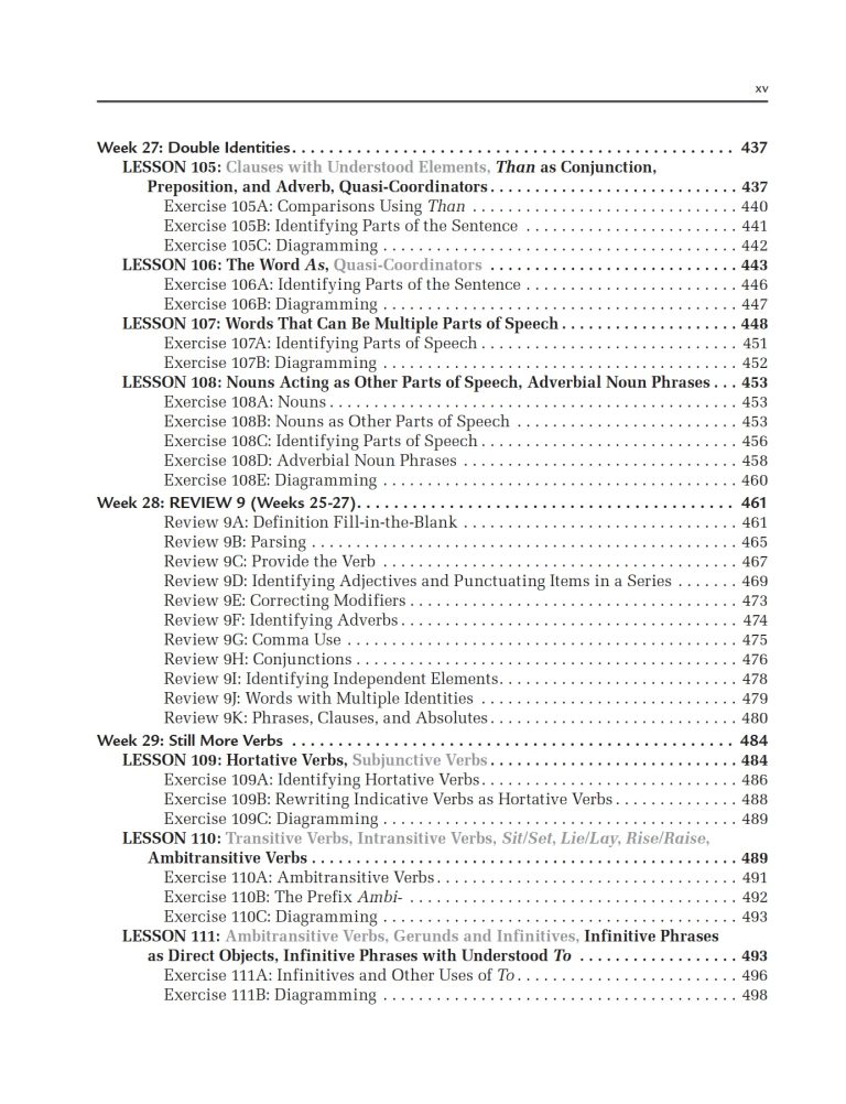 Grammar for the Well-Trained Mind Yellow Workbook - Well-Trained Mind
