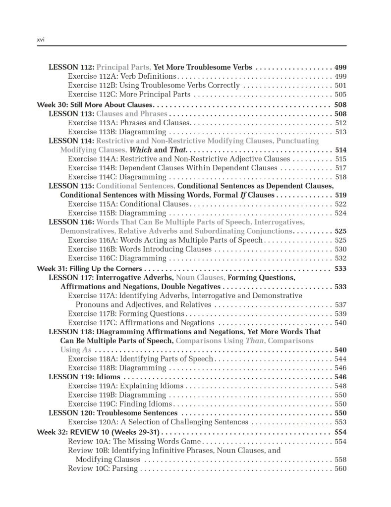 Grammar for the Well-Trained Mind Yellow Workbook - Well-Trained Mind