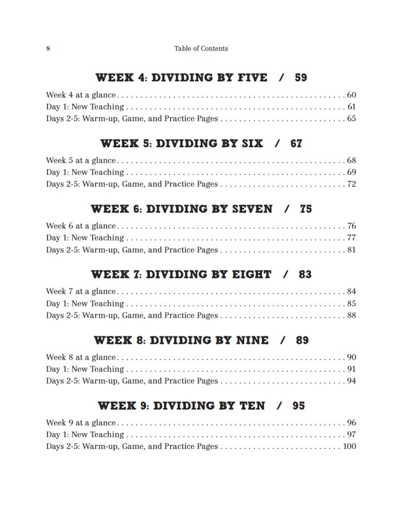 Division Facts That Stick - Well-Trained Mind