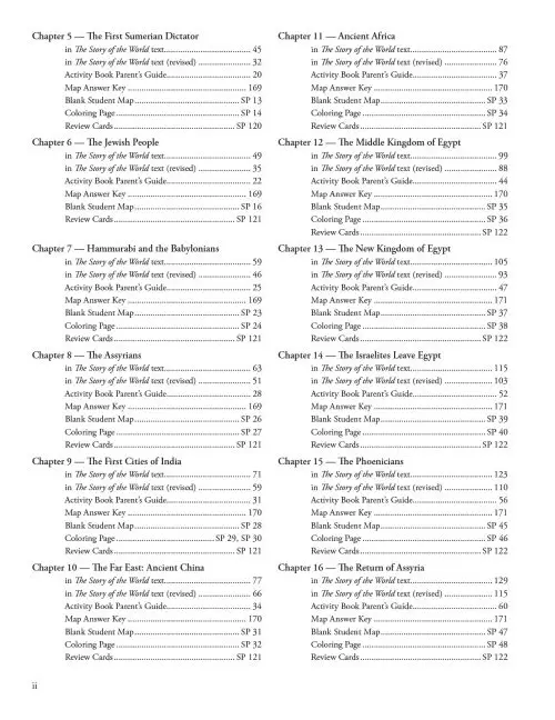 The Story Of The World Vol. 1: Ancient Times, Revised Edition Activity ...